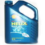 Shell HELIX Plus Motorolie 5W-40 / 5 ltr.